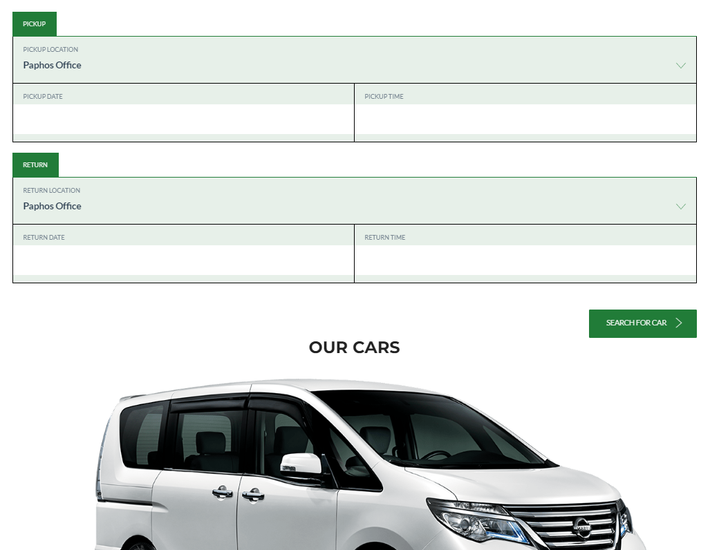 Date Reservation - EK Megarent